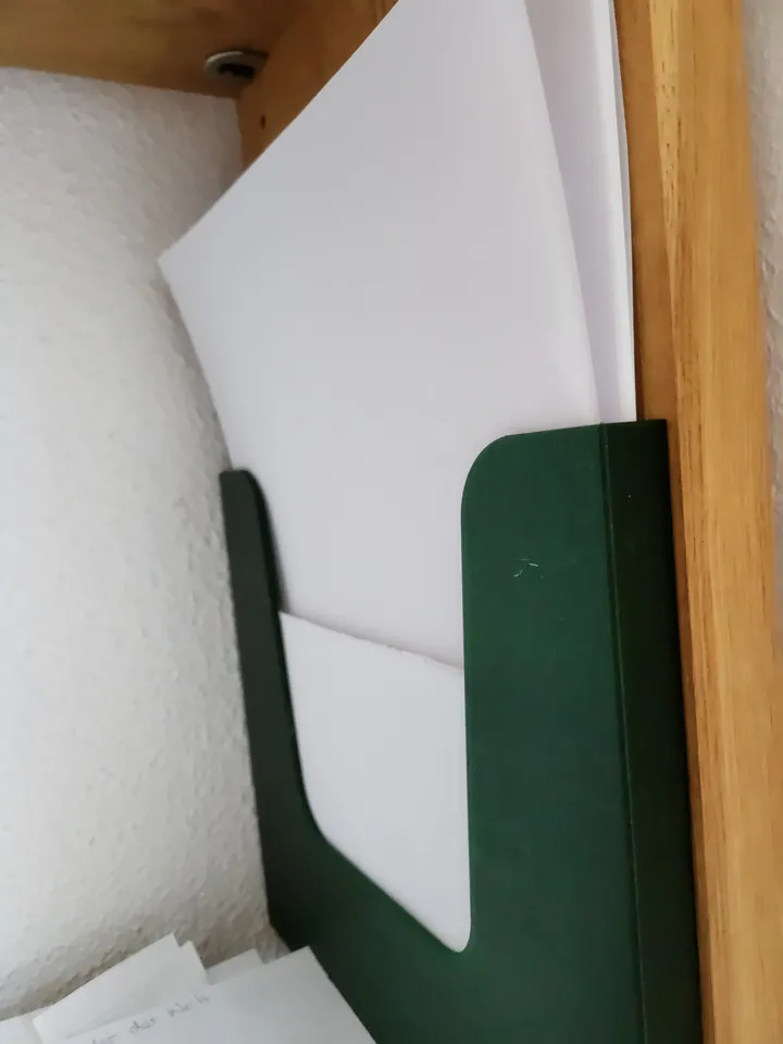 thin DIN A4 paper holder for the wall (with drill holes) by Knox ...