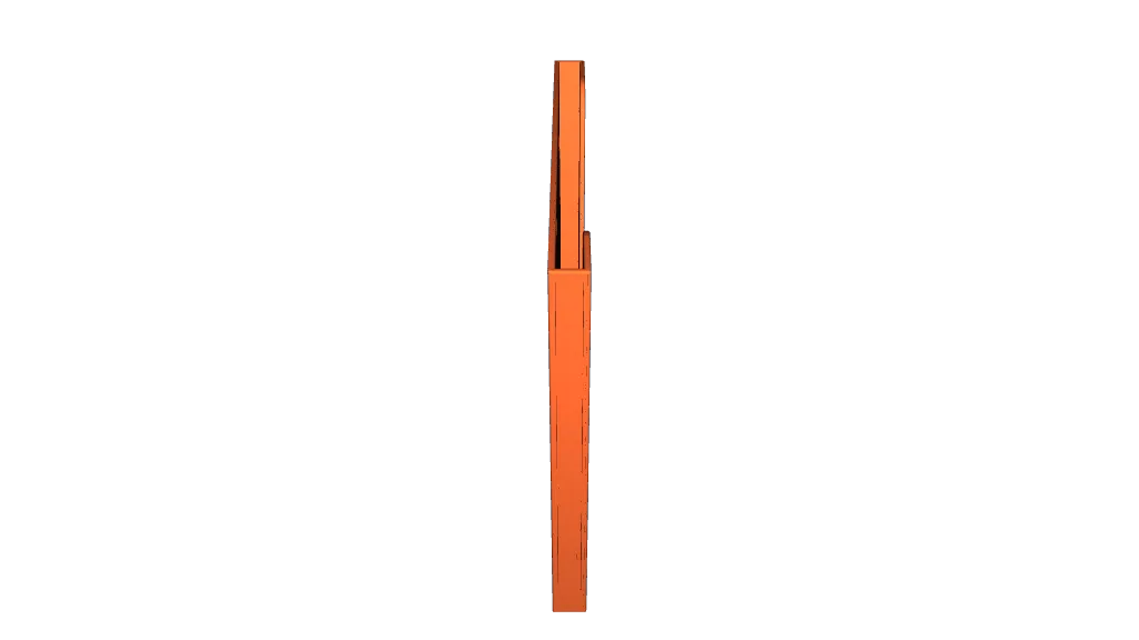 thin DIN A4 paper holder for the wall (with drill holes) by Knox ...
