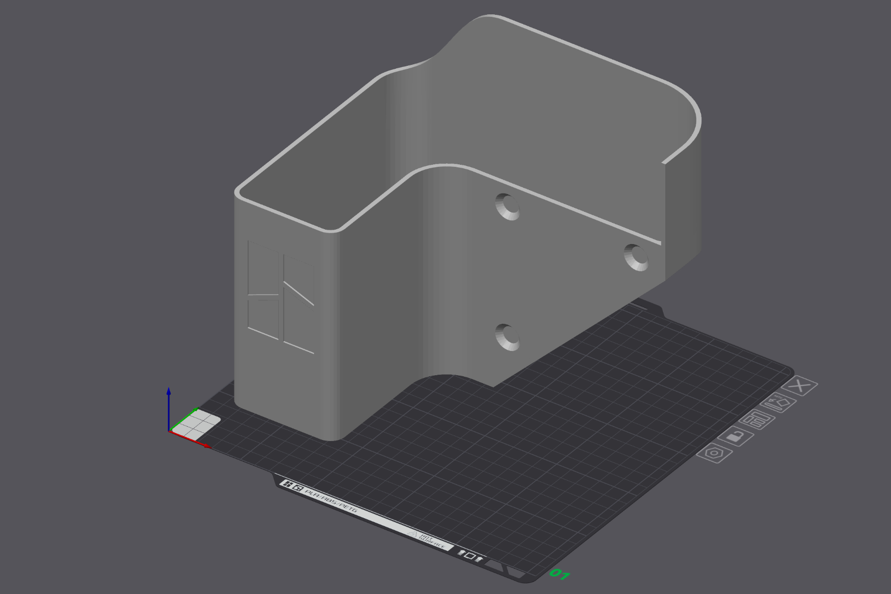 Poop Chute Bucket for Bambu P1 & X1 Series von Makers Manual | Kostenloses STL-Modell ...