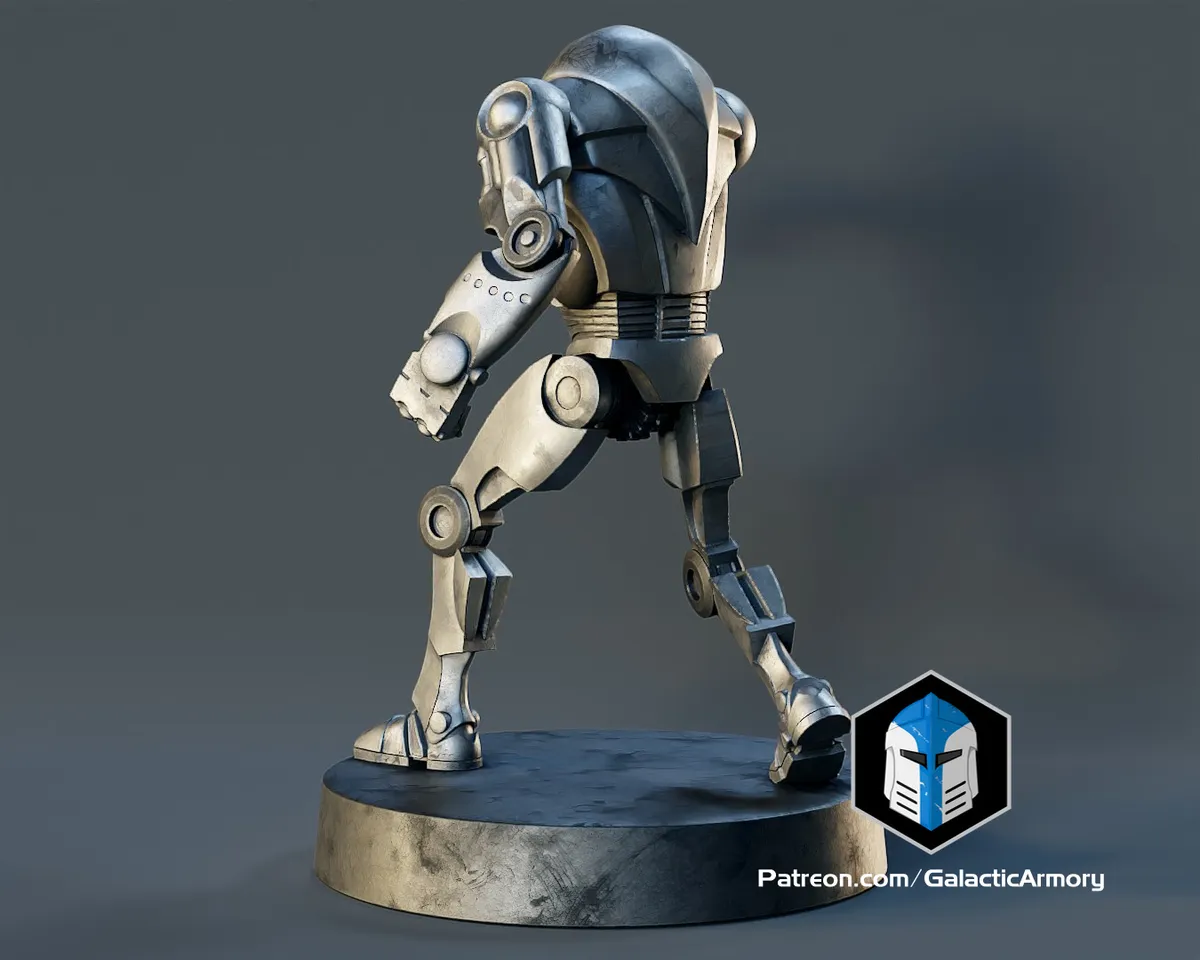 B2 Battle Droid Miniature by Galactic Armory | Download free STL model ...