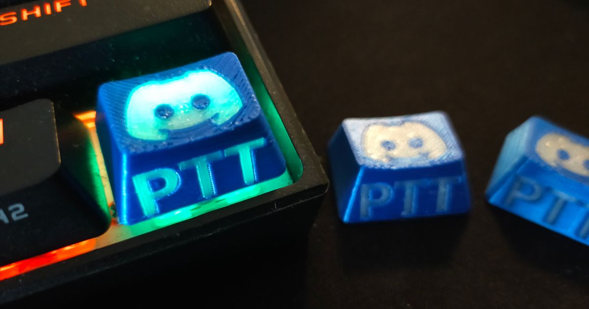 Discord Push to talk Ctrl keycap by Dadudos | Download free STL model ...