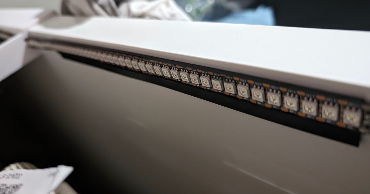 LED Strip adhesive mount by TheUnlimited64 | Download free STL model ...