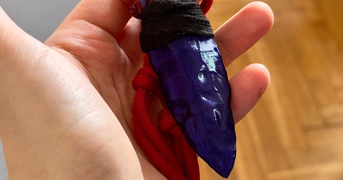 Crystal dagger from Princess Mononoke by Otoko24 | Download free STL ...