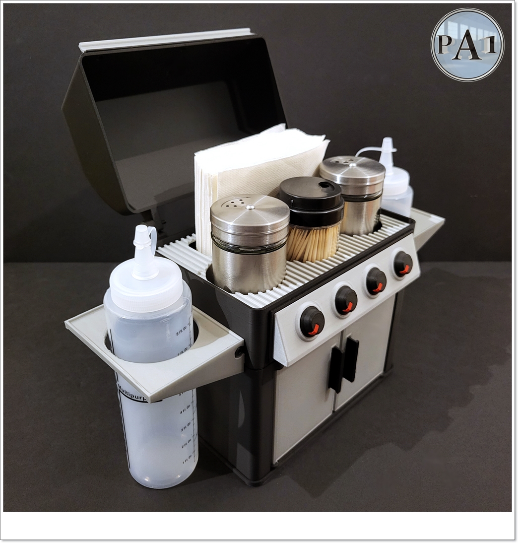 BBQ CONDIMENT HOLDER by PA1_MAKER | Printables Store