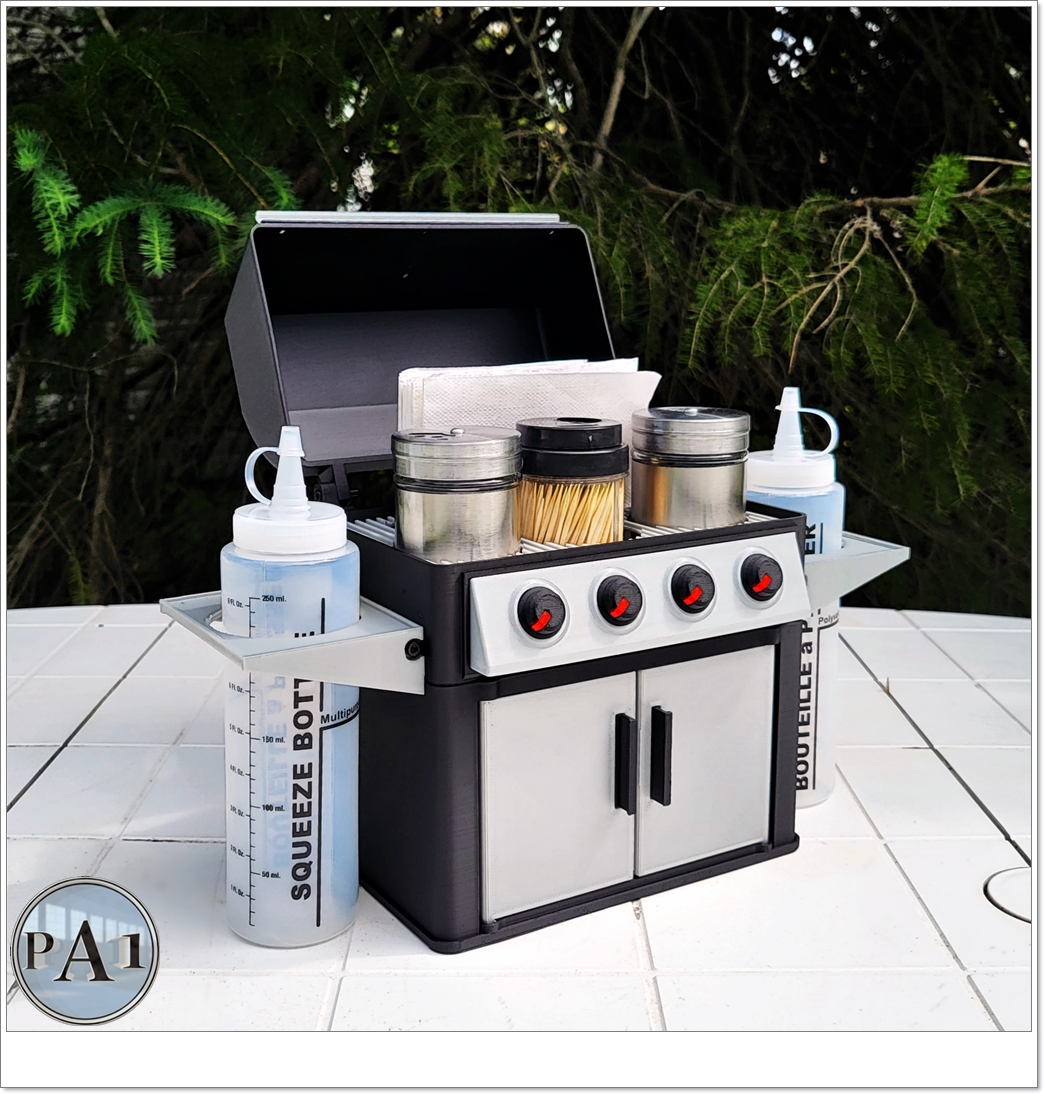 BBQ CONDIMENT HOLDER by PA1_MAKER | Printables Store