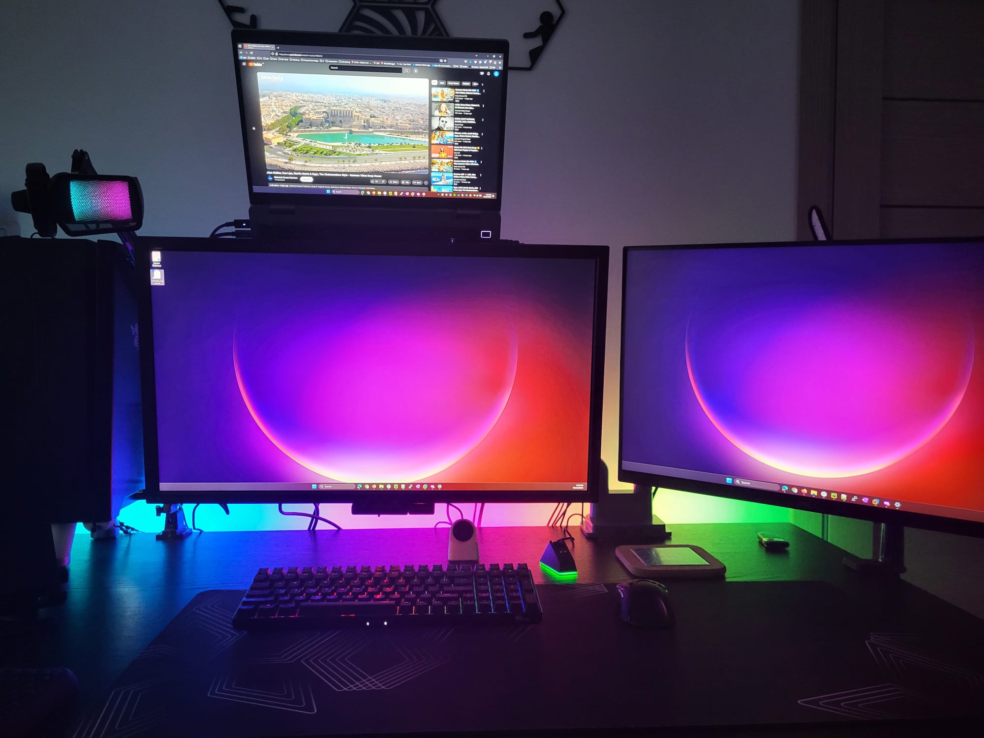 Vesa Laptop Holder - Behind Monitor with or without monitor arms by ...