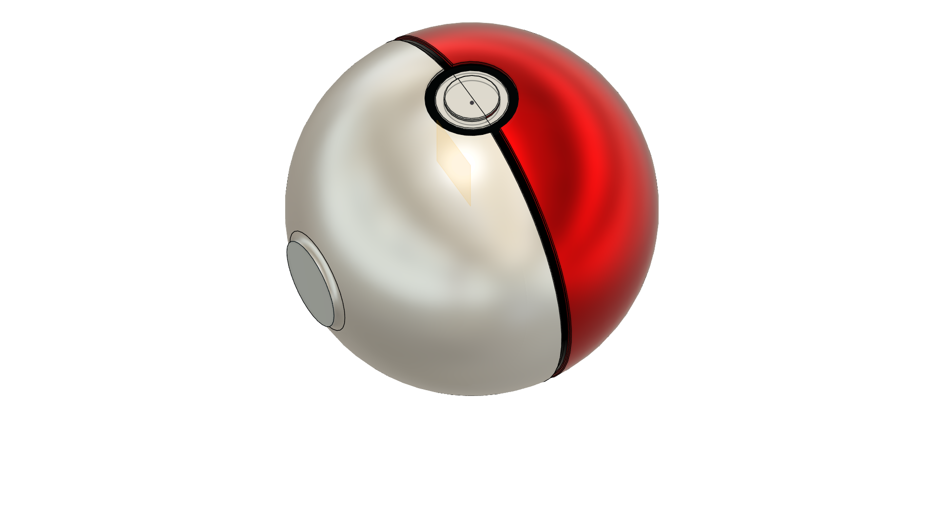 Pokeball Piggy Bank 200mm by D0ntB1inkZA | Download free STL model ...