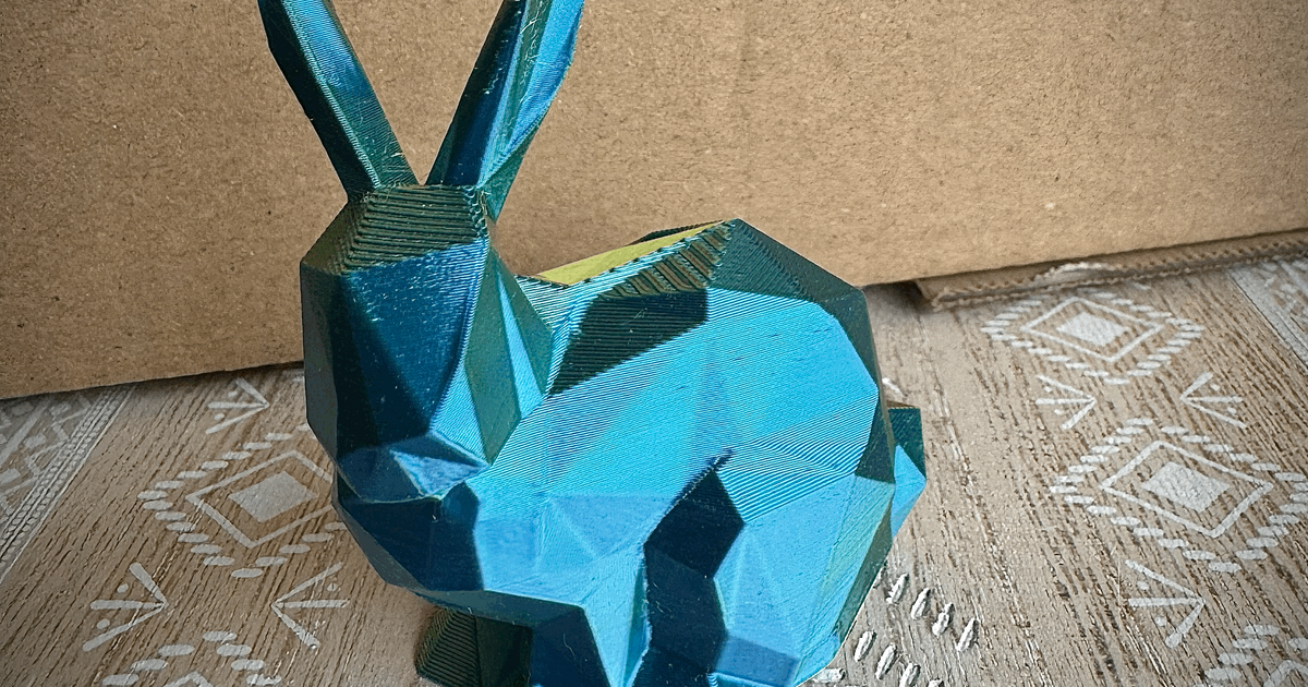 Low Poly Rabbit (easier to print) by Otec Michal | Download free STL ...