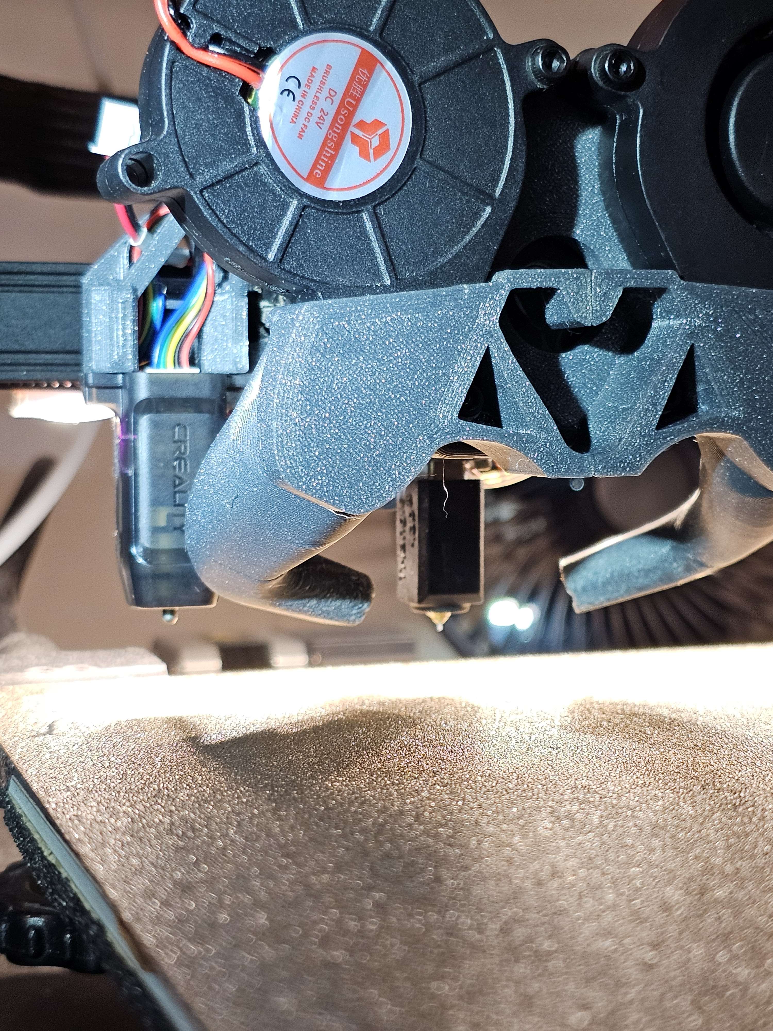 Sturdier 10mm extended CR Touch mount for volcano style nozzles by AnniandSteve | Download free ...