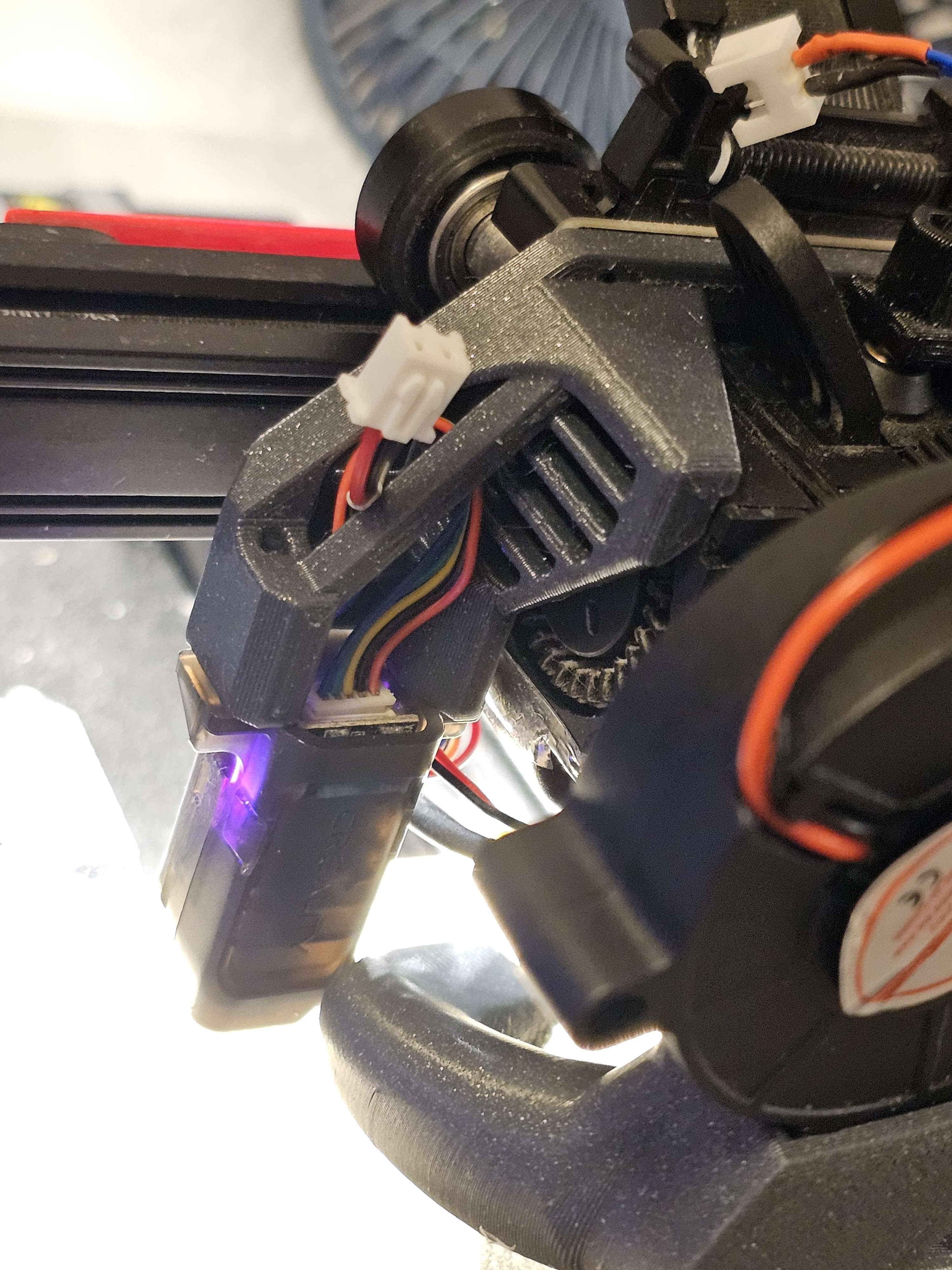 Sturdier 10mm extended CR Touch mount for volcano style nozzles by ...