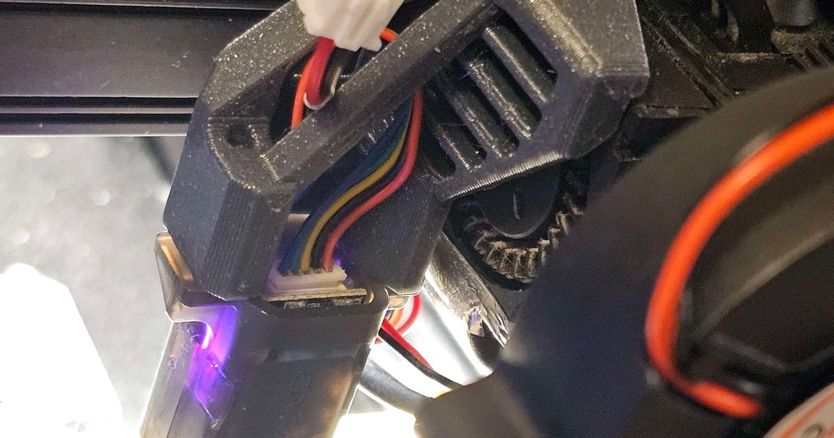 Sturdier 10mm extended CR Touch mount for volcano style nozzles by ...