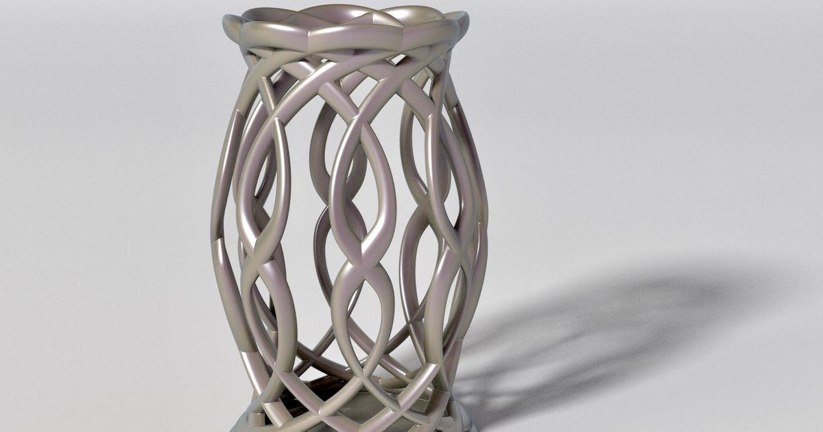 Circular Weave Basket by SteedMaker | Download free STL model ...