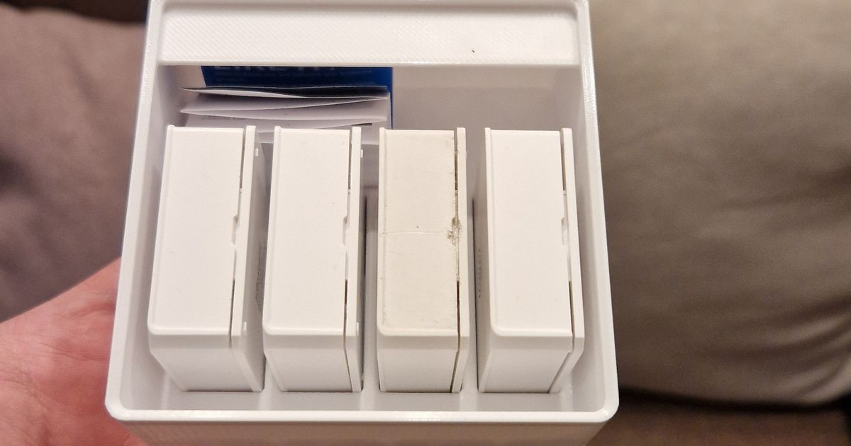 Gridfinity storage box for 4 Sonoff SNZB-01 buttons von Florin Balazs ...