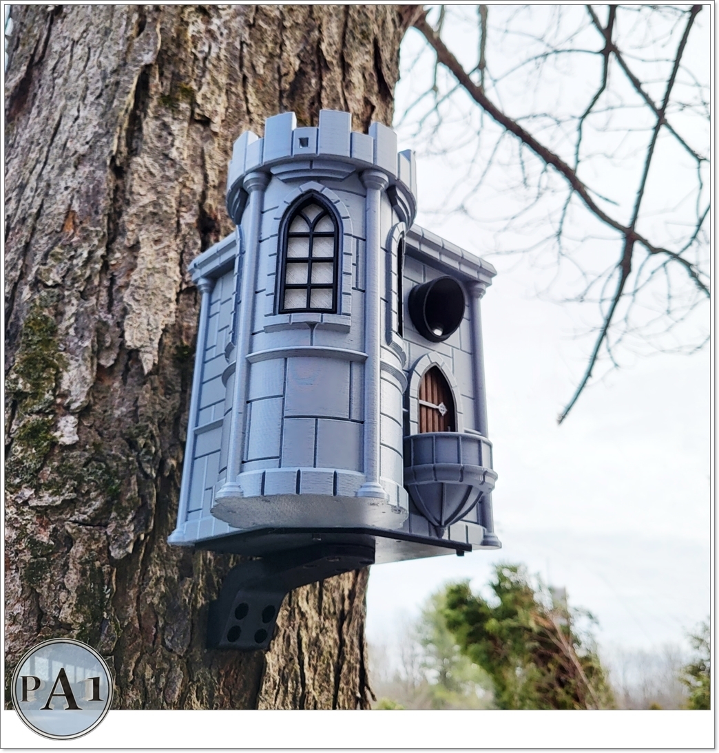 CASTLE BIRDHOUSE - 100% SUPPORT FREE by PA1_MAKER | Printables Store
