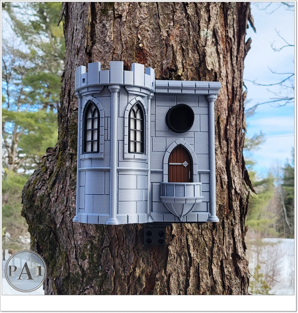 CASTLE BIRDHOUSE - 100% SUPPORT FREE by PA1_MAKER | Printables Store