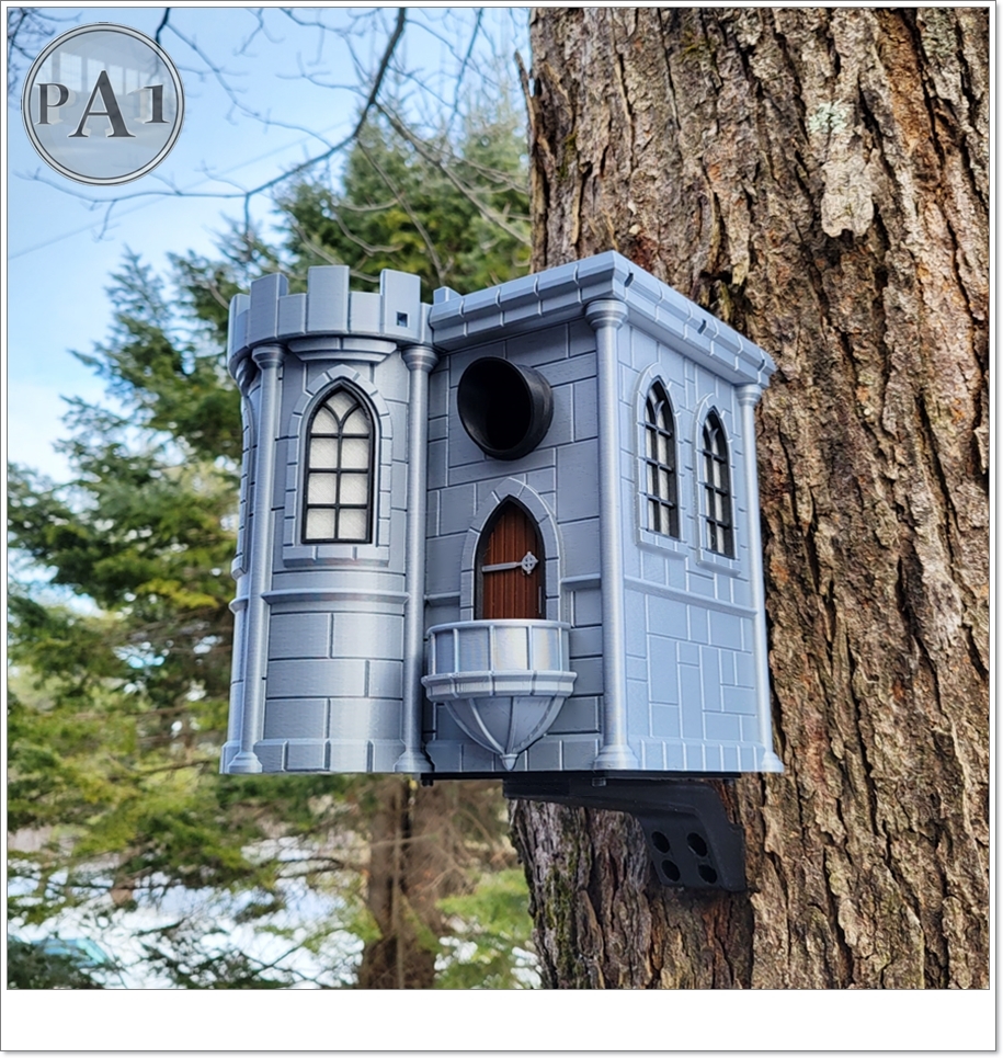 CASTLE BIRDHOUSE - 100% SUPPORT FREE by PA1_MAKER | Printables Store