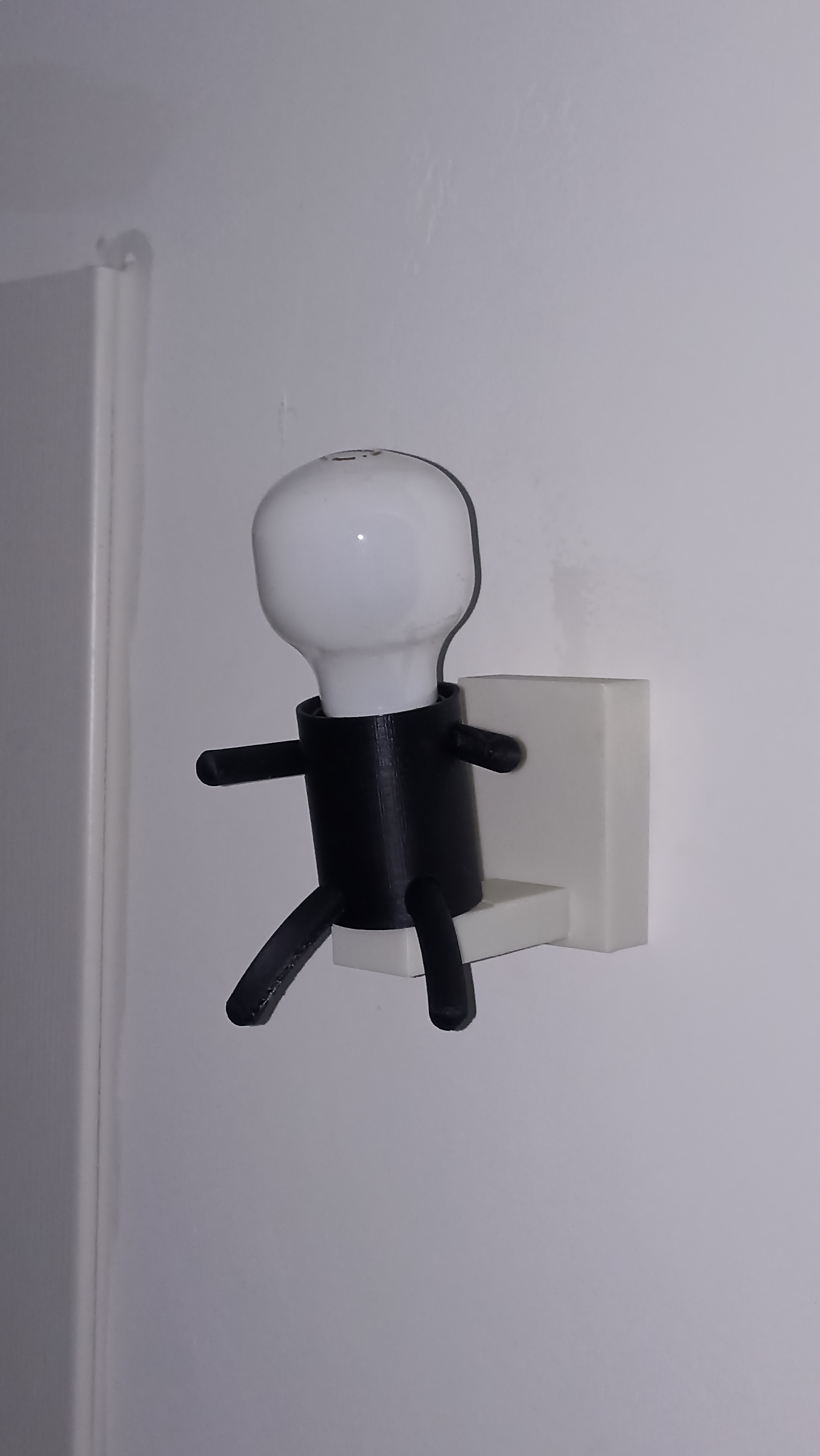 little man lamp holder V2 by Cnc .model | Download free STL model ...