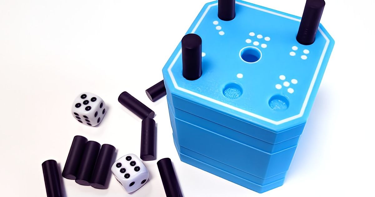 Super SIX dice game by Sanco3D | Download free STL model | Printables.com