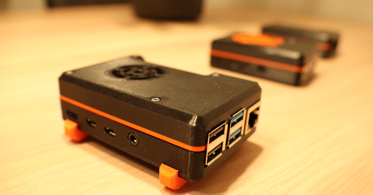 Modular Raspberry Pi 4 case by Eddy The Wizard | Download free STL ...