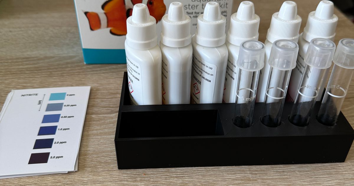 Aquarium Test Kit Holder by Hero of Rhyme | Download free STL model ...