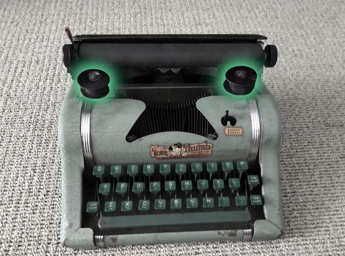 Tom Thumb Typewriter Ribbon Spool by HalfwitTomfoolery | Download free ...