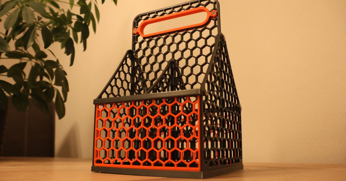 Hexagon Crate (4x 0.5L) by Eddy The Wizard | Download free STL model ...