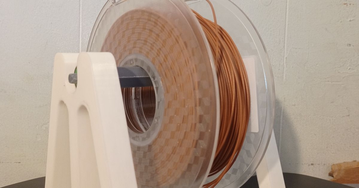the great filament spool holder (1, 2.5, 3, 5 kg) by Shalom Maldonado ...