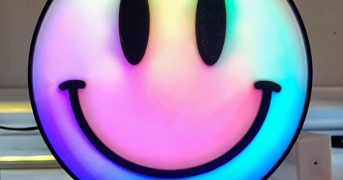 Rave Smiley by slimpickens | Download free STL model | Printables.com