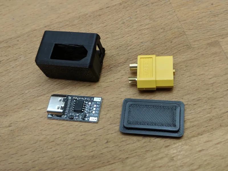 USB PD / QC Trigger box - For CTP10 board - XT60 output by Heatbreak | Download free STL model ...