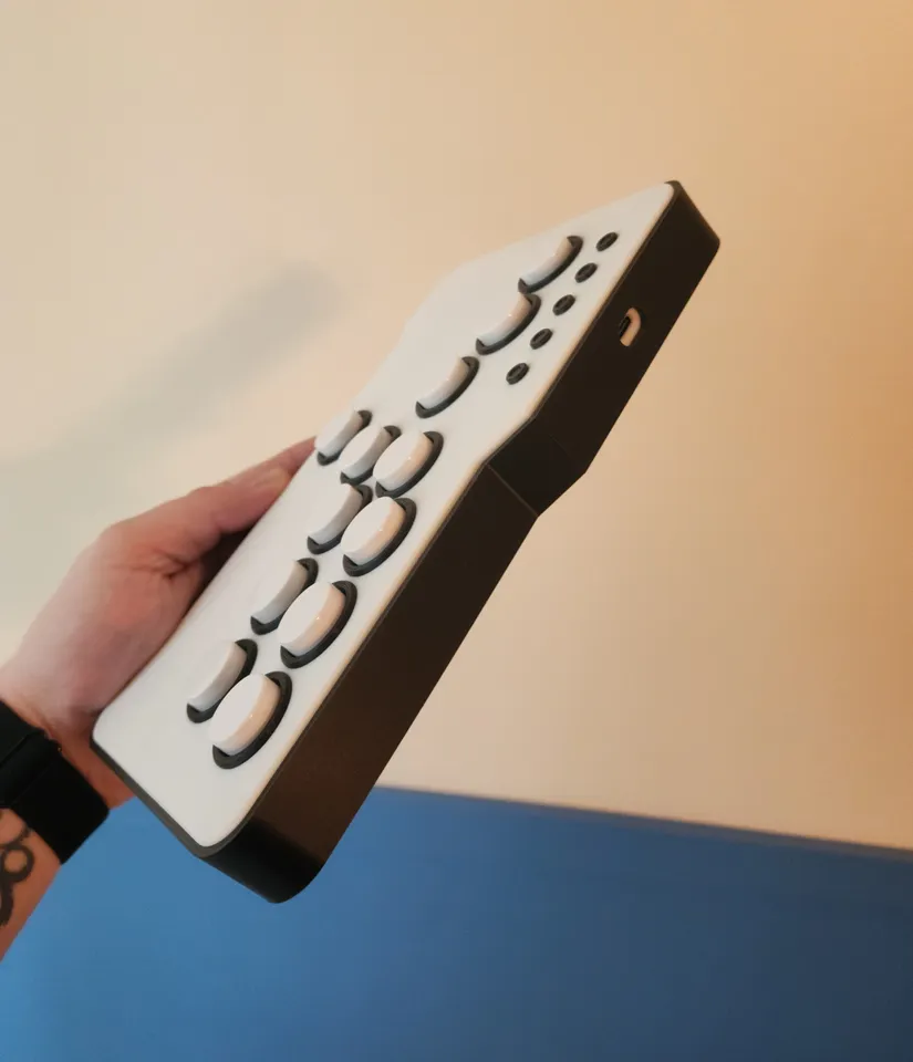 Compact Hitbox Style Controller by Marshall Swann | Download free STL ...