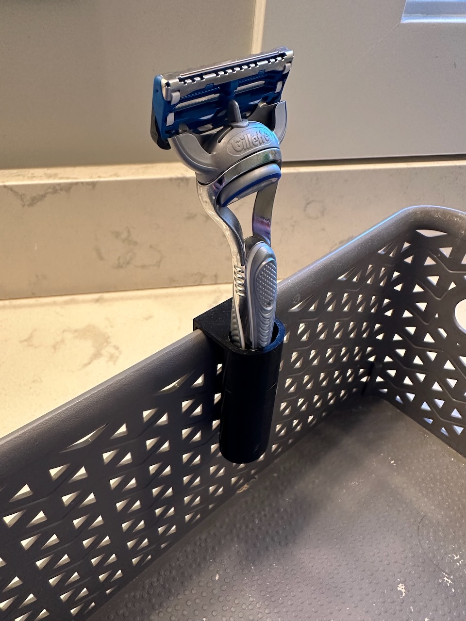 Gillette Razor Holder (Basket Mount) by bucketofcookies | Download free ...