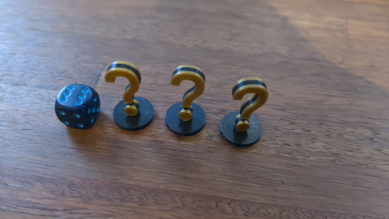 Small Question Mark token by Ele Morelli | Download free STL model ...