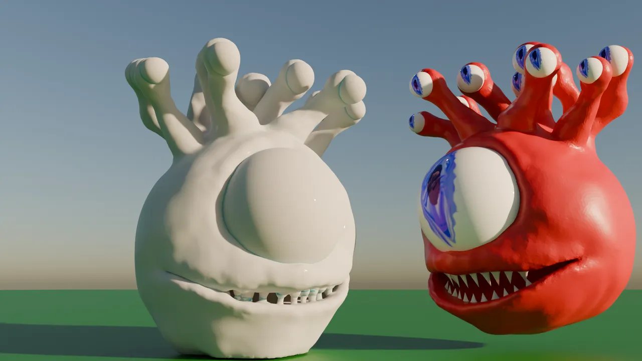 I-gor (baby beholder) Statue by tduerig | Download free STL model ...