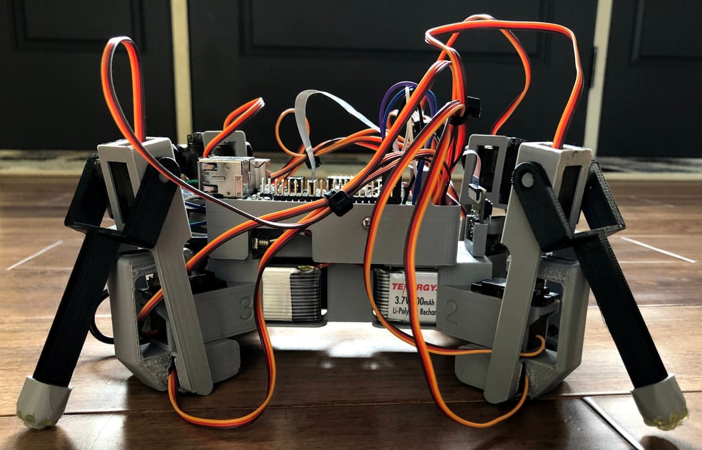 3D Printed Raspberry Pi Spider Robot Platform par MoreMorris | Téléchargez gratuitement un ...