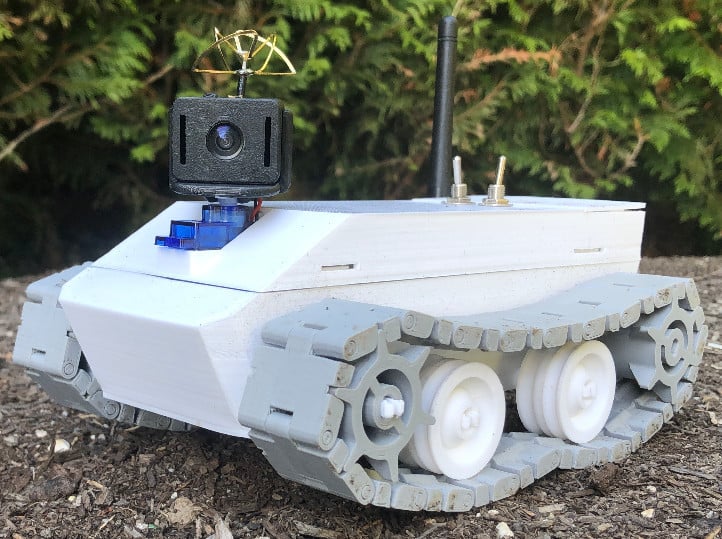 3D printed Arduino FPV RC Tracked Car With Controller od autora MoreMorris | Stáhněte si zdarma ...