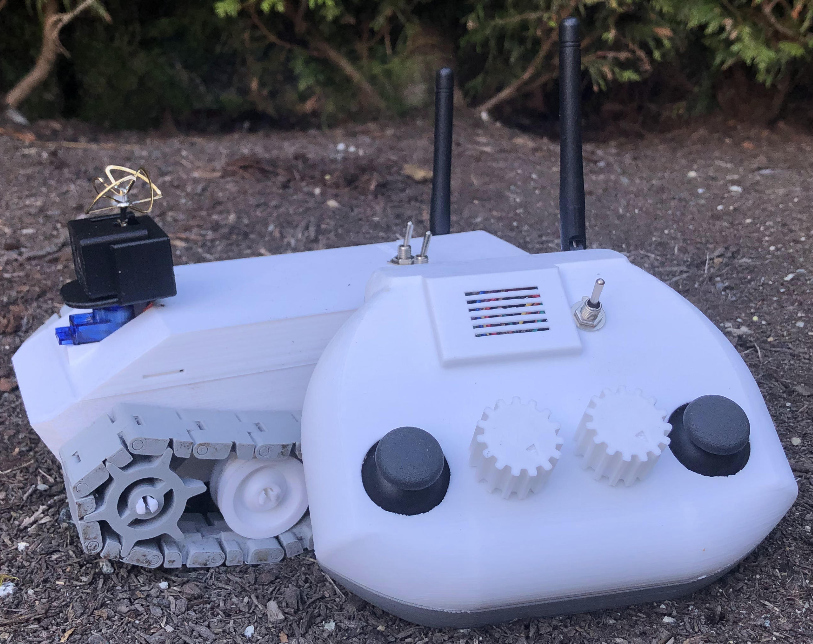 3D printed Arduino FPV RC Tracked Car With Controller od autora MoreMorris | Stáhněte si zdarma ...