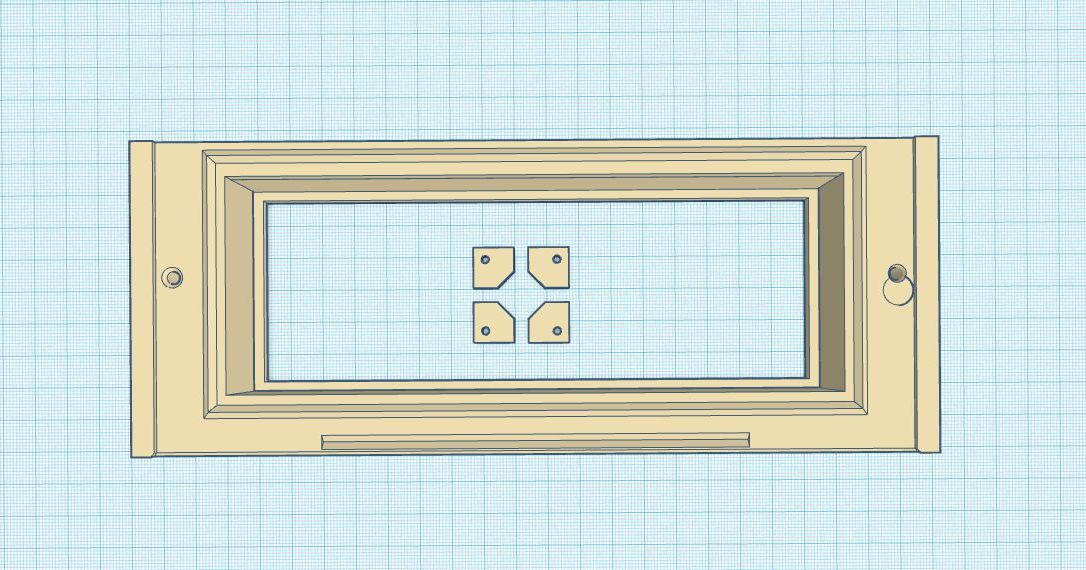 V8 6x17 Ground glass frame by BillKAROLY | Download free STL model ...
