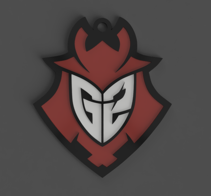 G2 ESPORTS keychain - updated version by Asheryoo | Download free STL ...
