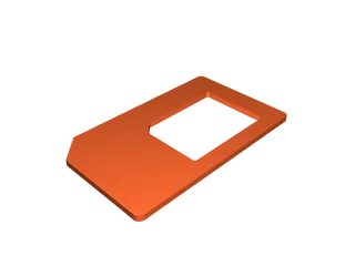 Nano sim adapter by Max | Download free STL model | Printables.com