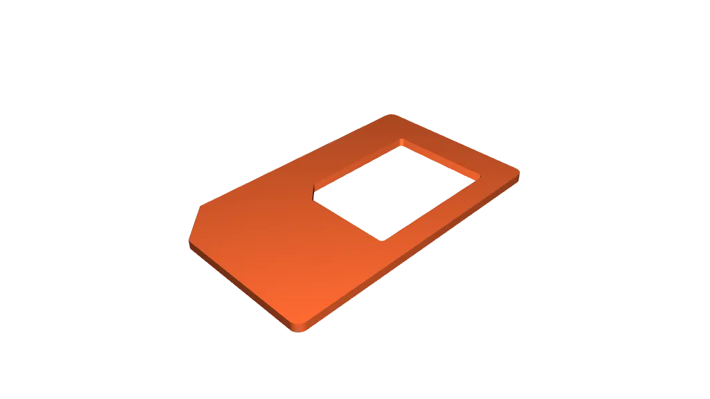 Nano sim adapter by Max | Download free STL model | Printables.com