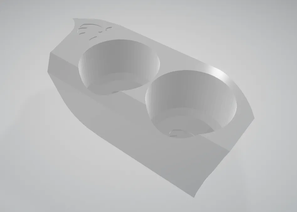 Skoda Octavia 1 cup holder for 2 500ml cans by Pepegan _ | Download ...