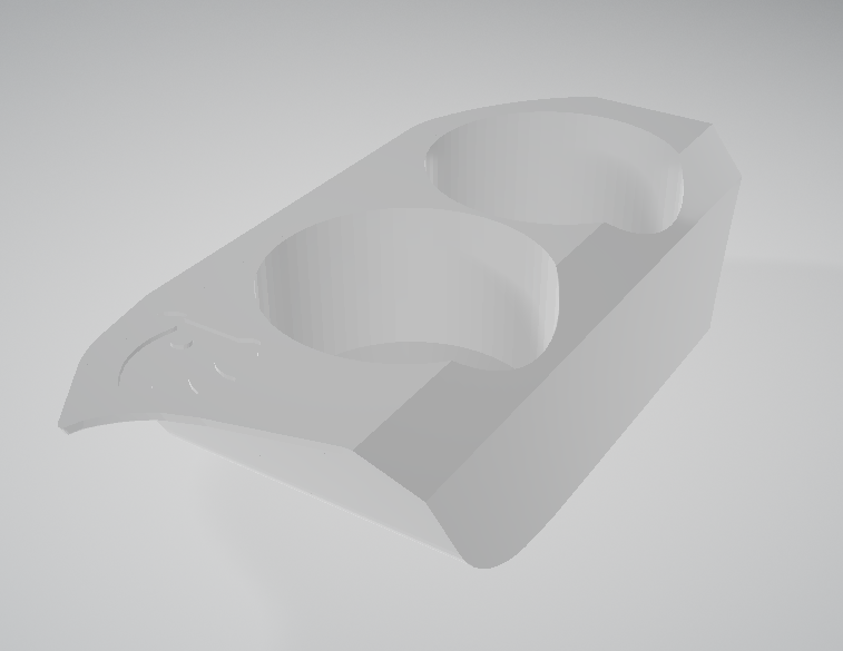 Skoda Octavia 1 cup holder for 2 500ml cans by Pepegan _ | Download ...