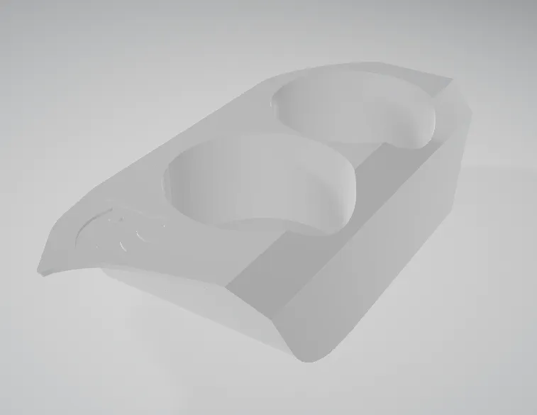 Skoda Octavia 1 cup holder for 2 500ml cans by Pepegan _ | Download ...