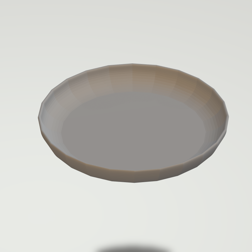Low-Poly Dish by Pau Durán | Download free STL model | Printables.com