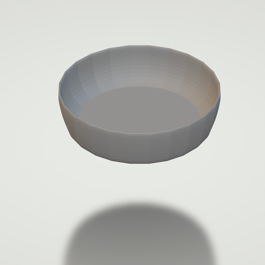 Low-Poly Bowl by Pau Durán | Download free STL model | Printables.com