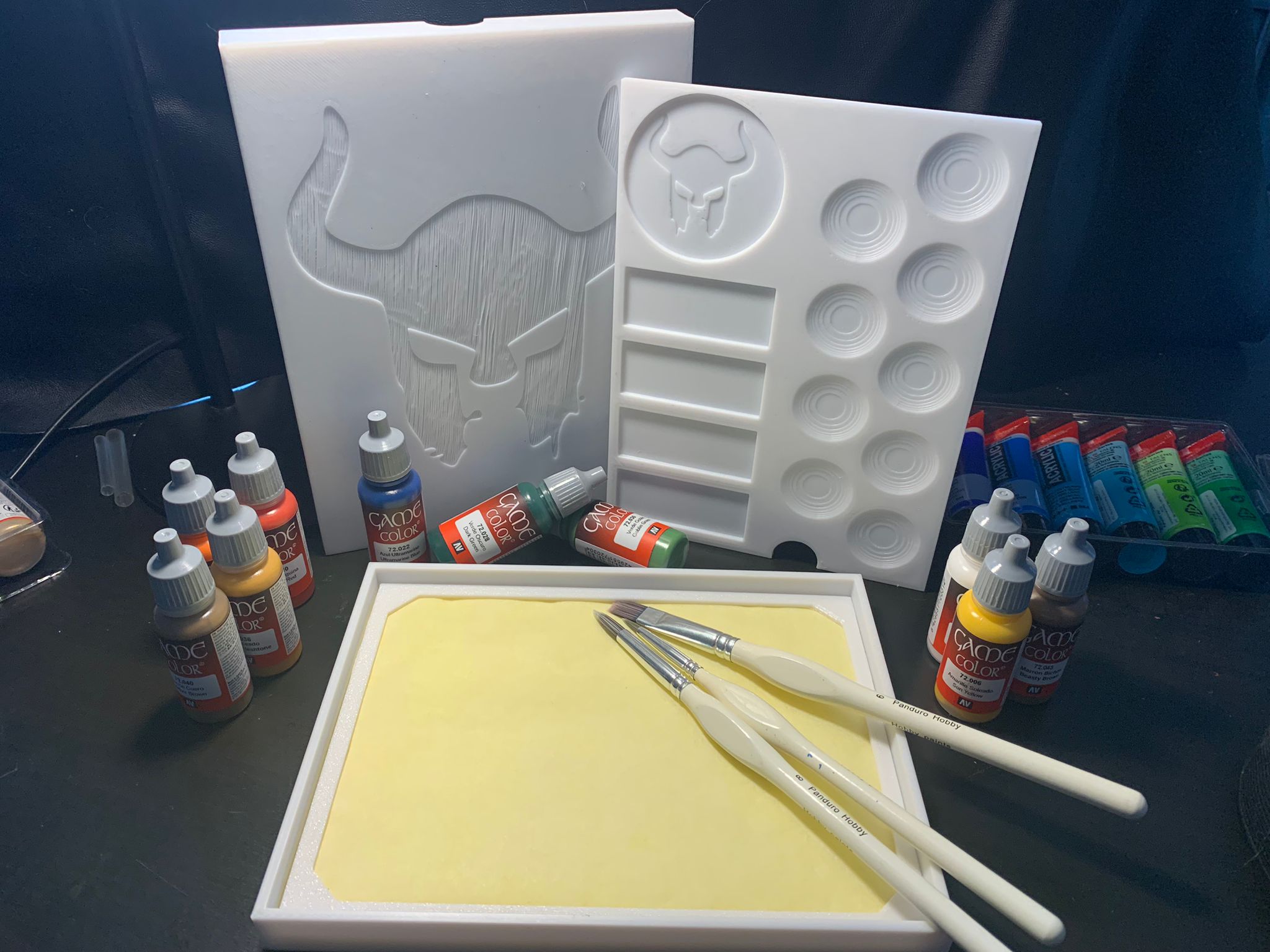 Wet Palette von Valkyrie Forge | Kostenloses STL-Modell herunterladen ...