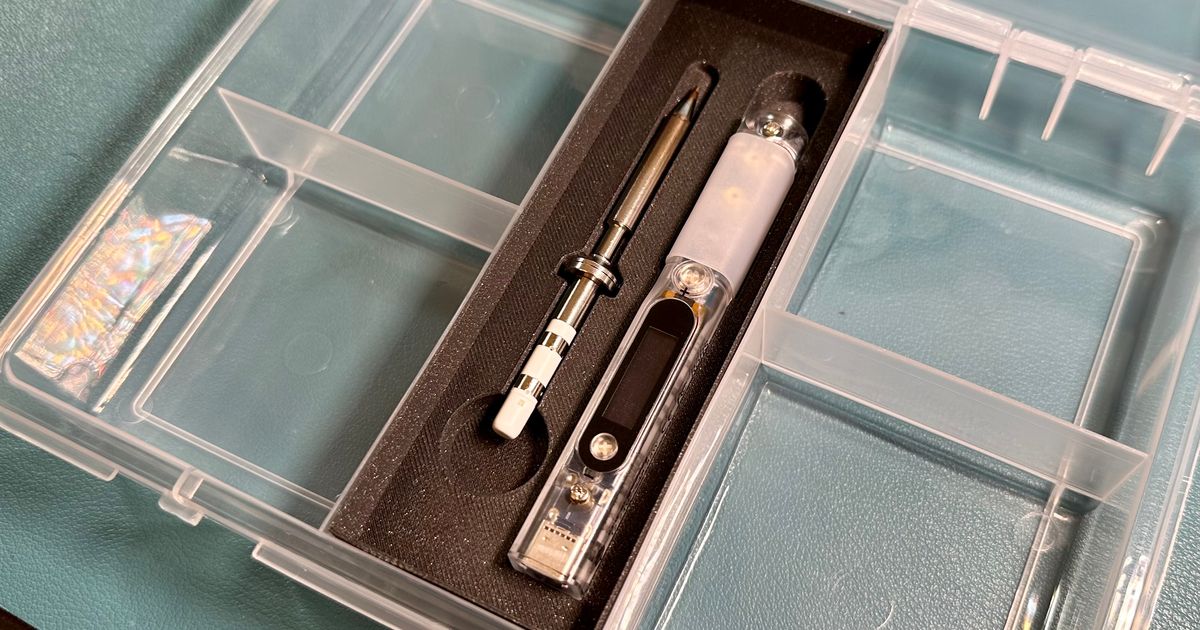 Werckmann Box Inlay for PINECIL by mtt | Download free STL model ...