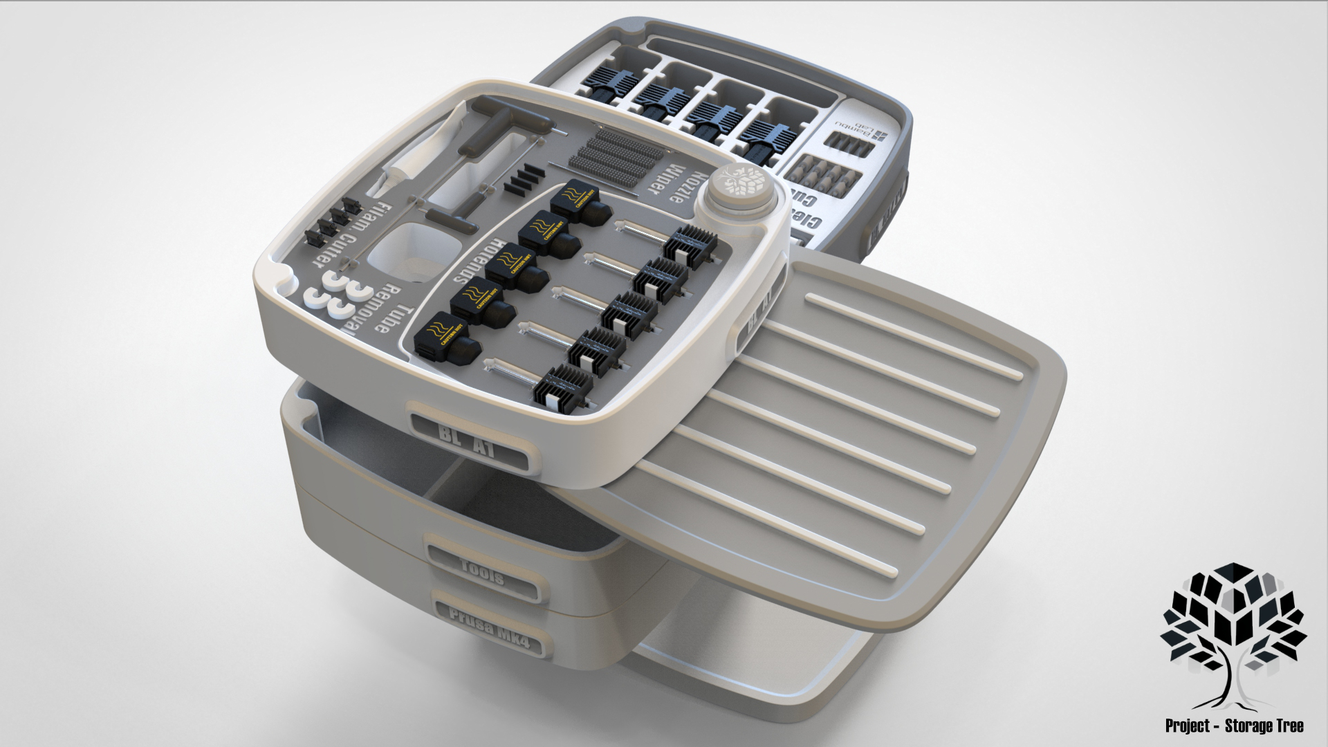 Storage Tree - Leaf for A1 by Jorge | Printables Store