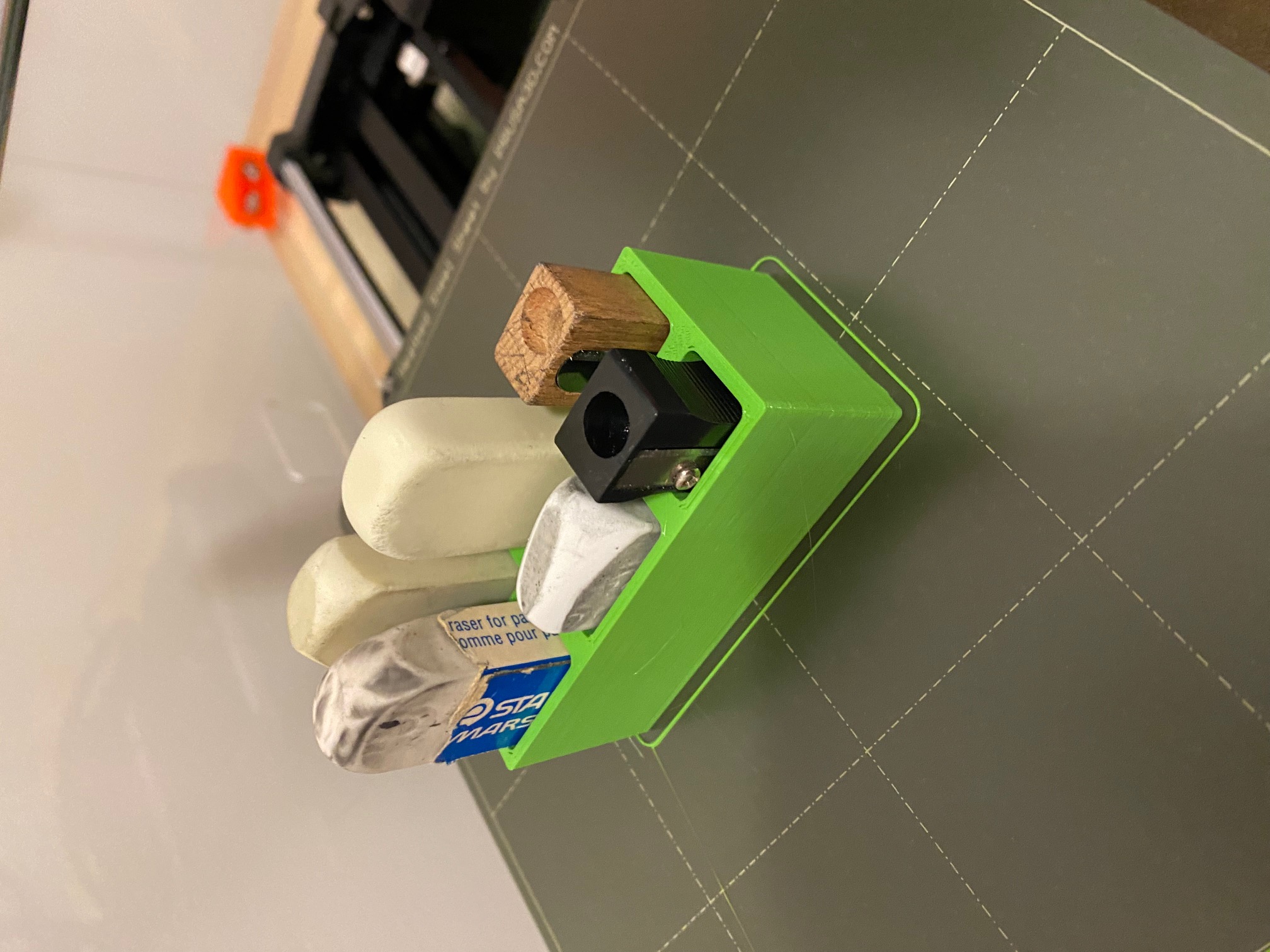 Eraser and Pencil Sharpener Holder by 3DP Ant | Download free STL model ...