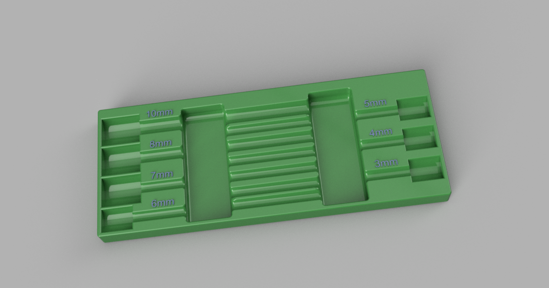 Storage Tray for Kobalt 7-Piece Hex Bit Driver Socket Set by ...